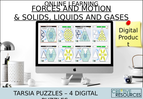 Forces and Motion - Physics Science Puzzles | Teaching Resources