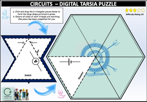 Circuits and Radioactivity - Physics Science Puzzles | Teaching Resources