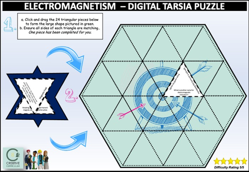 Astrophysics and Electromagnetism - Physics Science Puzzles | Teaching ...