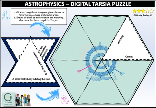 Astrophysics and Electromagnetism - Physics Science Puzzles | Teaching ...