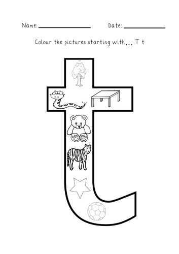 Initial Phonics - T | Teaching Resources