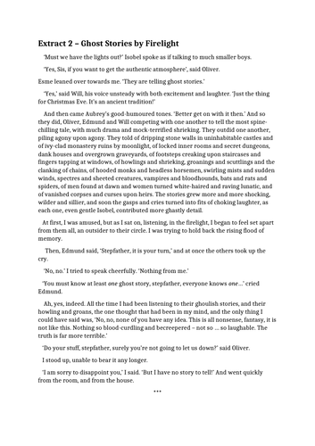 The Woman in Black (Intro to Gothic Fiction) | Teaching Resources