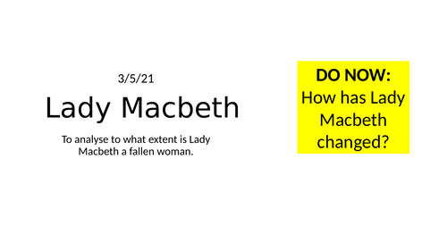 Low Ability/Sen AQA Macbeth Lessons | Teaching Resources