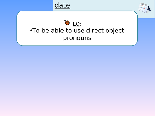 KS4 French: Family/Famille: Adjectives, reflexive verbs, direct object ...