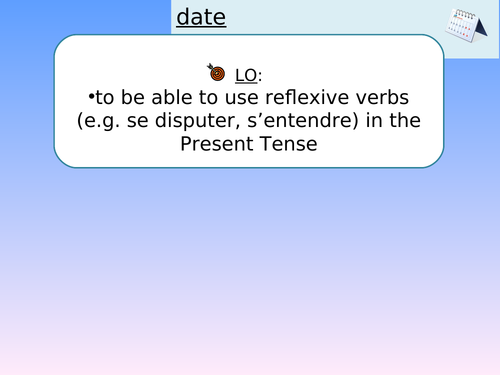 KS4 French: Family/Famille: Adjectives, reflexive verbs, direct object ...