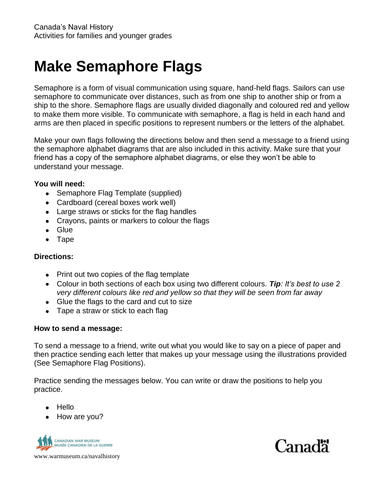 Titanic Semaphore Flag Signals | Teaching Resources