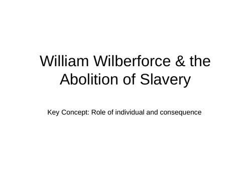 Abolition of the Slave Trade | Teaching Resources