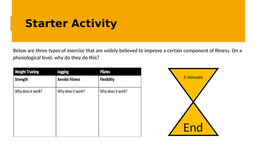BTEC Sport L3 - Effects of exercise on the body's energy systems ...