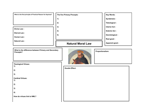 Revision Lesson Natural Moral Law | Teaching Resources