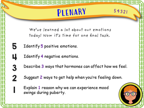 Changing Emotions PSHE | Teaching Resources