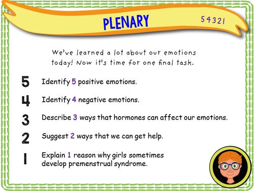 Changing Emotions PSHE | Teaching Resources