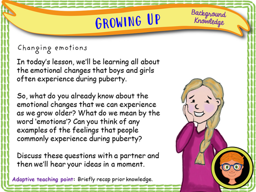 Changing Emotions PSHE | Teaching Resources