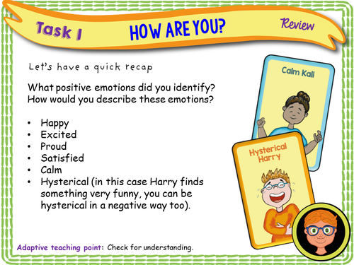 Changing Emotions PSHE | Teaching Resources