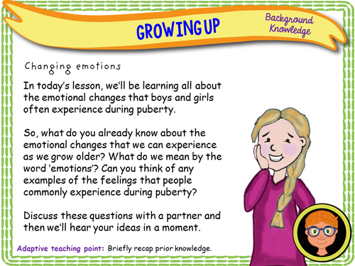 Changing Emotions PSHE | Teaching Resources