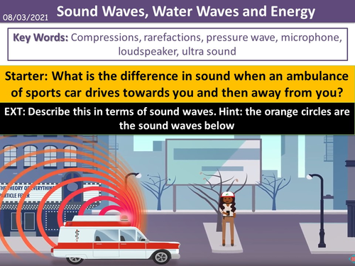 Sound Waves, Water Waves, and Energy | Teaching Resources