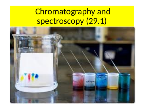 OCR A-level Chemistry - Chromatography and NMR Spectroscopy | Teaching ...