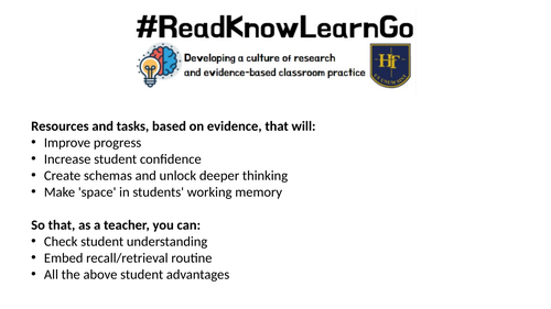 Recall, retrieval tasks, starters and plenaries for all subjects ...