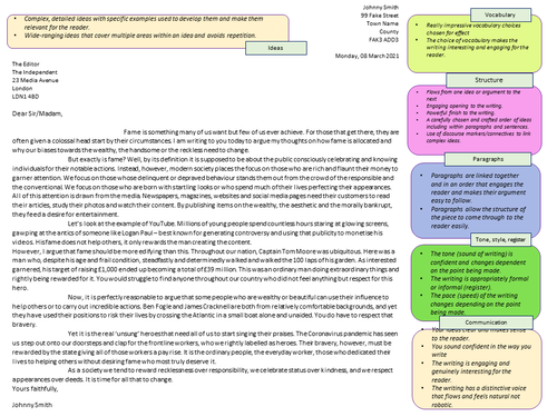 AQA English Language Paper 2 June 2019 | Teaching Resources