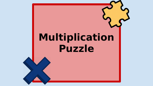 Multiplication Puzzle | Teaching Resources