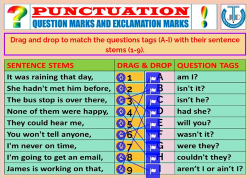 QUESTION MARKS AND EXCLAMATION MARKS - PUNCTUATION: 24 BOOM CARDS ...