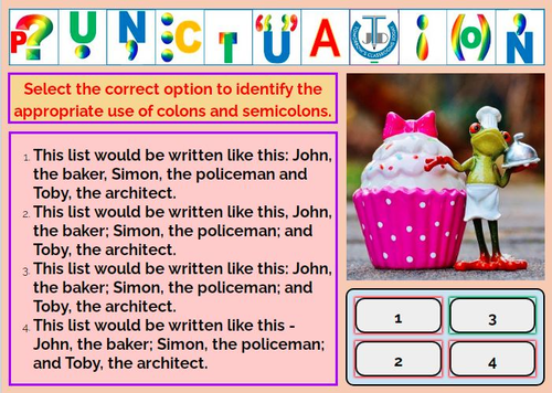PUNCTUATION - CONVENTIONAL SIGNS IN ENGLISH GRAMMAR: 100 BOOM CARDS ...