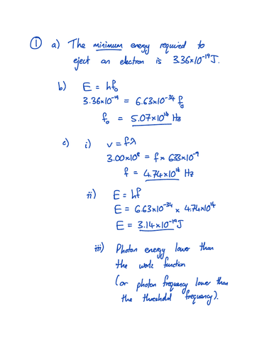 Photoelectric Effect - Questions | Teaching Resources