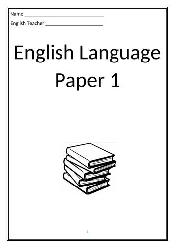 AQA English Language Paper 1 Booklet and Powerpoint | Teaching Resources AQA English Language Paper 1 Booklet and Powerpoint | Teaching Resources