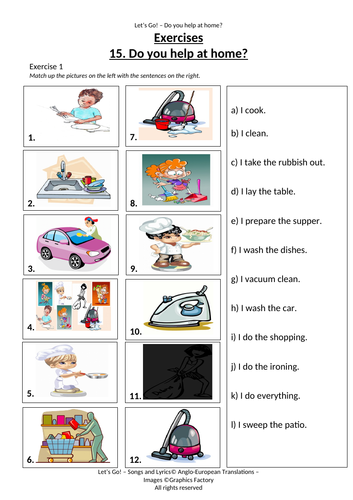 Do you help at home? | Teaching Resources