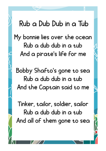 Nonsense Nursery Rhymes | Teaching Resources