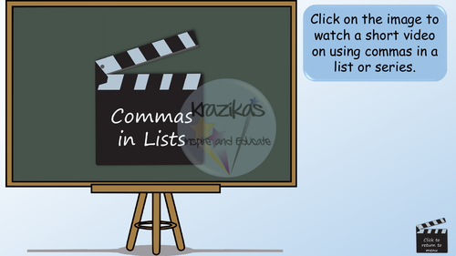 Commas PowerPoint Lesson | Teaching Resources Commas PowerPoint Lesson | Teaching Resources
