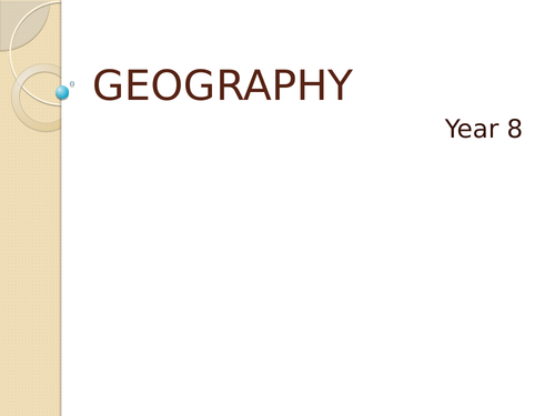 KS3 Year 8 Geography - Population & Energy and Resource Pressures ...
