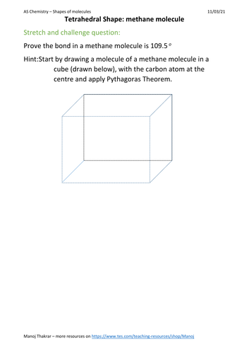AS/A2 Organic Chemistry - Stretch & Challenge Activity | Teaching Resources