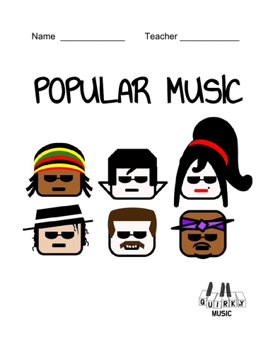 Popular Music Unit: Student Workbook and FREE Teacher Slides | Teaching ...