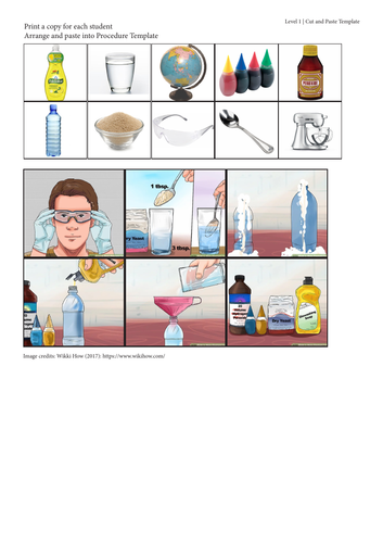 Chemical Reaction Activity and Procedure Writing | Teaching Resources