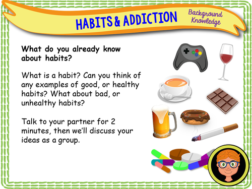 Habits and Addictions PSHE | Teaching Resources