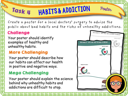 Habits and Addictions PSHE | Teaching Resources