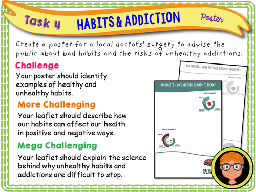 Habits and Addictions PSHE | Teaching Resources