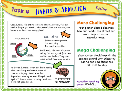 Habits and Addictions PSHE | Teaching Resources