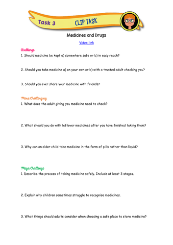 Drugs and Medicines PSHE | Teaching Resources