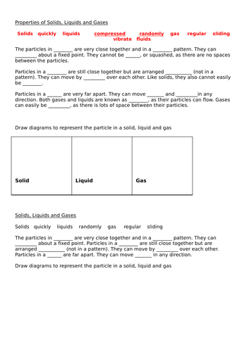 Year 7 particles Lessons (7G Exploring Science) | Teaching Resources