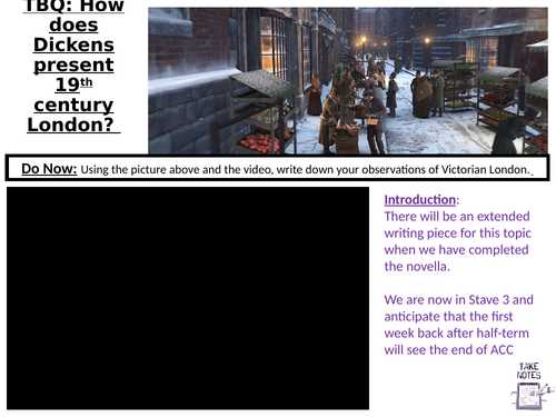 REMOTE LEARNING A Christmas Carol | Teaching Resources