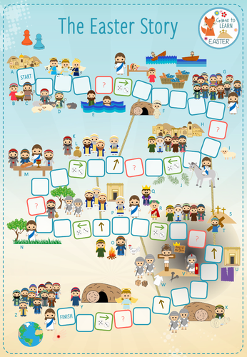 Easter Story - Board Game | Teaching Resources