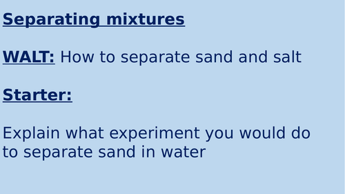 KS3 - Making salt crystals | Teaching Resources