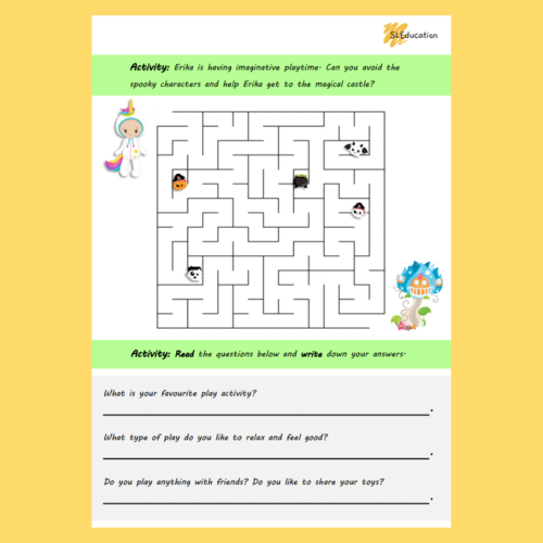 Different Types of Play | PDF Worksheet | KS1 | PSHE | Teaching Resources