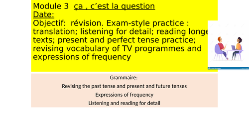 Dynamo 2 Module 3 A loisir | Teaching Resources