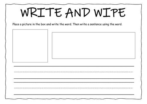 Write and Wipe CVC Words | Teaching Resources Write and Wipe CVC Words | Teaching Resources