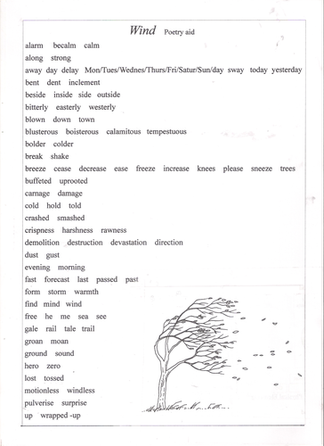 WIND Poetry Aid | Teaching Resources