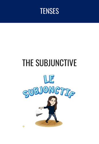 French Tenses: The subjunctive workbook and guide | Teaching Resources