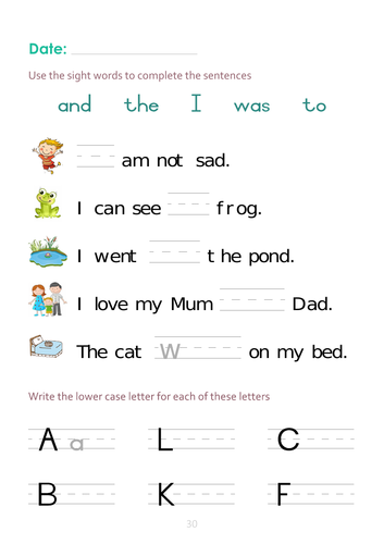 Grade 1 Spelling and Maths Workbook | Teaching Resources