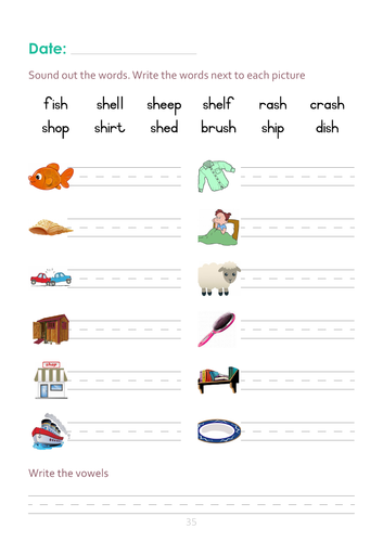 Grade 1 Spelling and Maths Workbook | Teaching Resources
